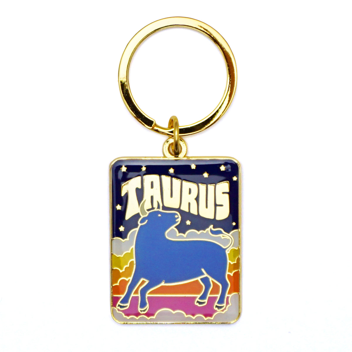 Taurus Keychain – Lucky Horse Press
